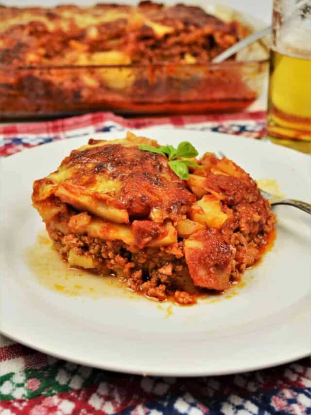 Potato Moussaka - Timea's Kitchen
