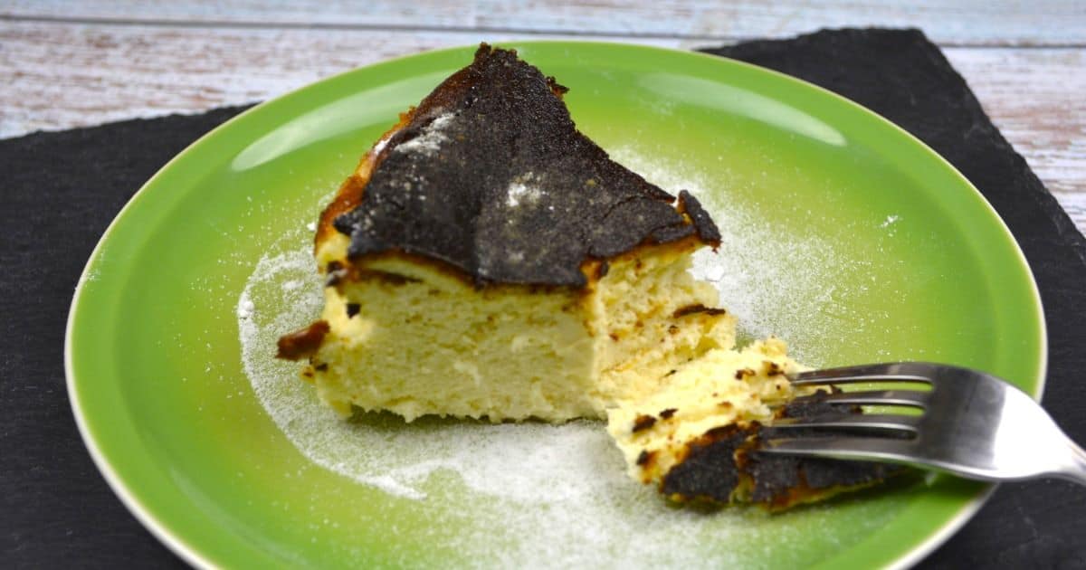 Classic Basque Cheesecake-Luxurious 5 Ingredient Recipe